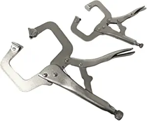 C-Clamp Vise Grip with Pivot Pads (2-Pack) - Walmart.com