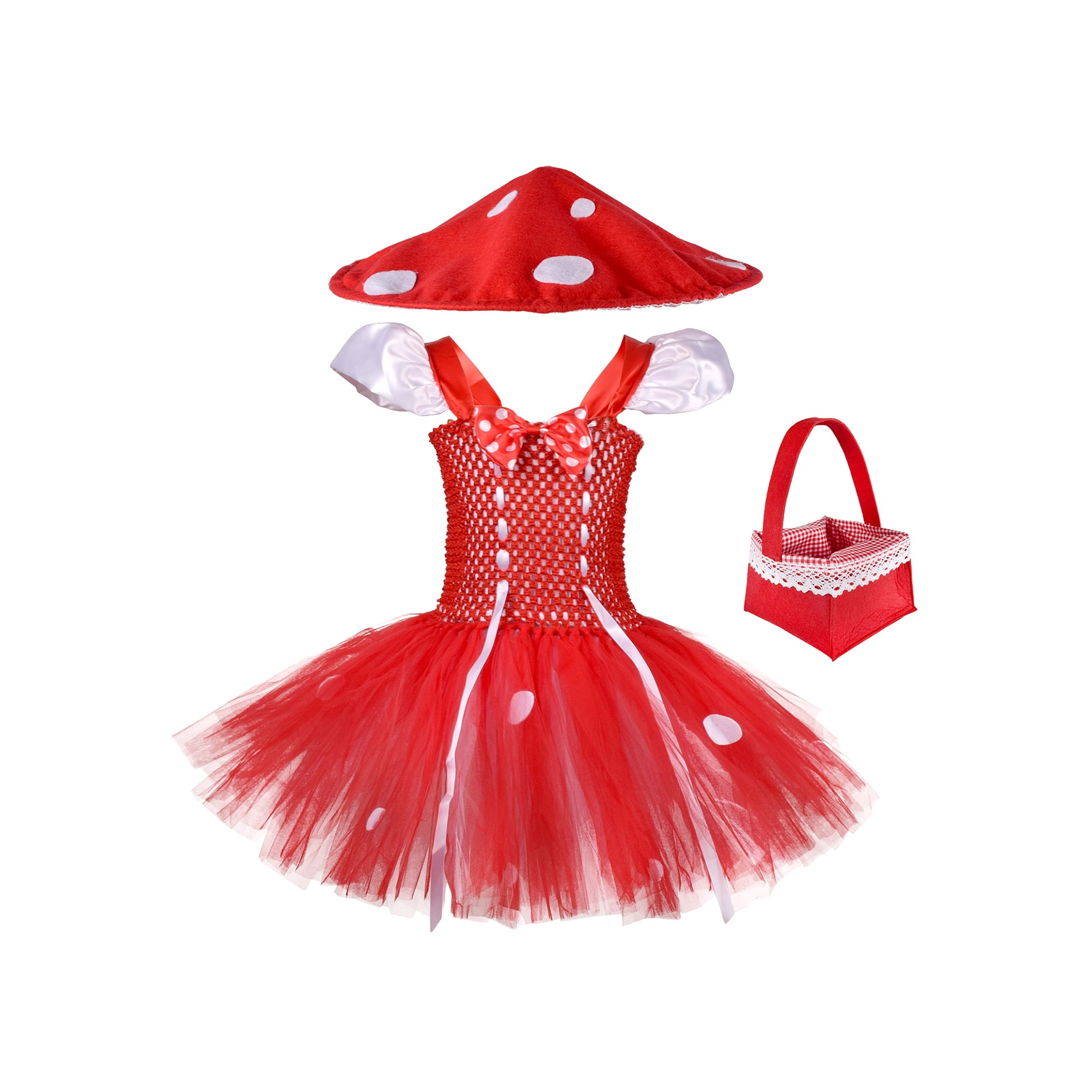 Click here for Sunsiom Halloween Mushroom Costume For Girls Delux... prices