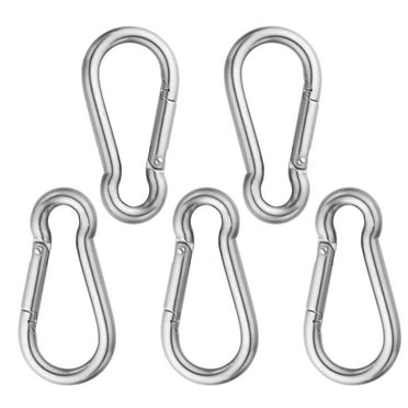 Large Carabiner Clip,5-1/2 Inch Heavy Duty Stainless Steel Spring Snap ...