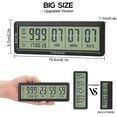 LIDUI-A Digital Countdown Days Timer - AY4053-Black Upgraded Big 999 ...