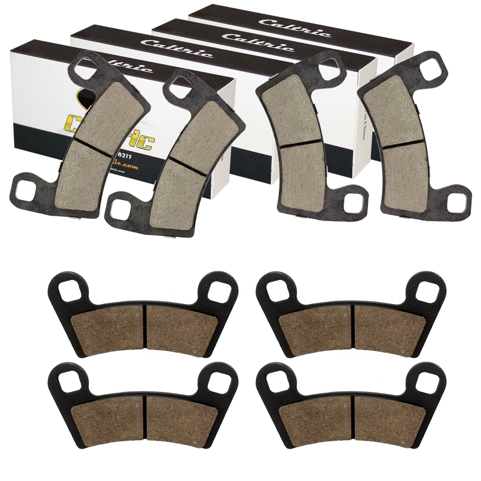 Front and Rear Brake Pads for Polaris RZR 900 Trail XC Edition EPS 2015 ...