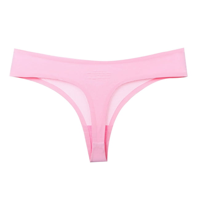 TAIAOJING Seamless Thongs For Women - 6 Pack Underwear Cotton Bikini ...