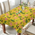 54x72in Square Printed Tablecloth Easy-Care Decorative Table Cloth for ...