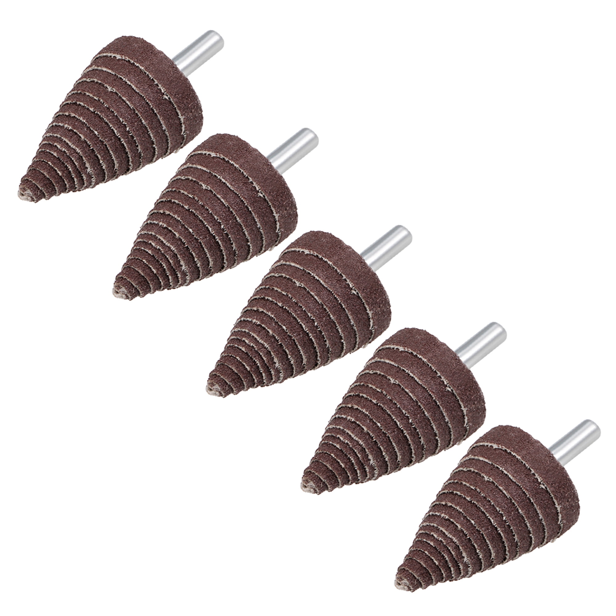 30mm Cone Shape Abrasive Flap Wheel 1/4" Shank for Deburring Sanding ...