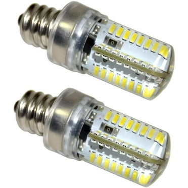 HQRP 2-Pack 110V LED Light Bulbs Cool White for Pfaff 7510 / 7530 ...