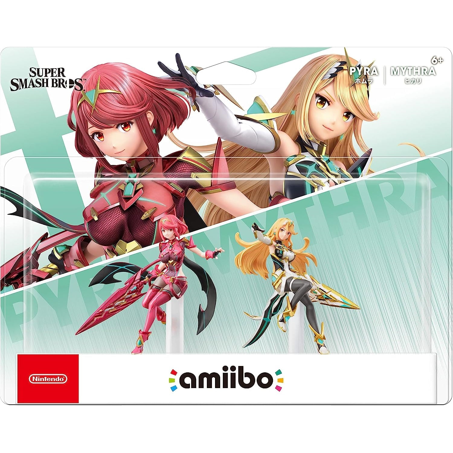 Pyra and Mythra Amiibo - Super Smash Brothers Series[Nintendo Accessory ...