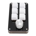 Mini 6 Key Keypad With Knob Custom Programming Hot Swappable Blue