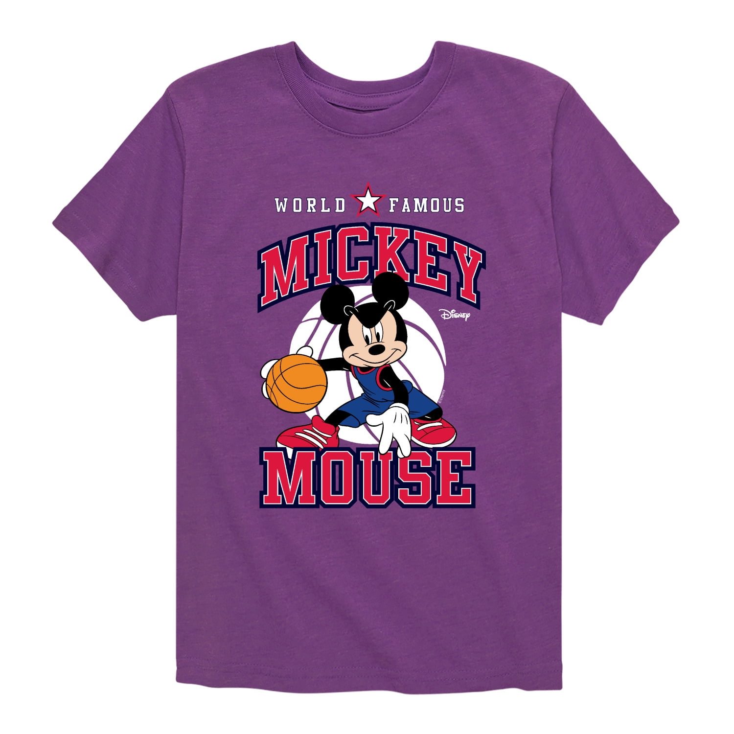 Disney - Mickey Basketball Jersey - Toddler And Youth Short Sleeve ...
