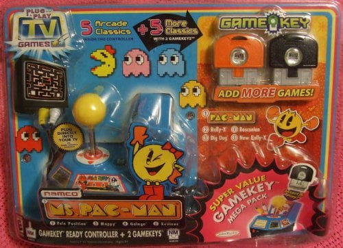 Namco Ms.Pac-Man Plug & Play Super Value gamekey Mega Pack Namco 1 ...