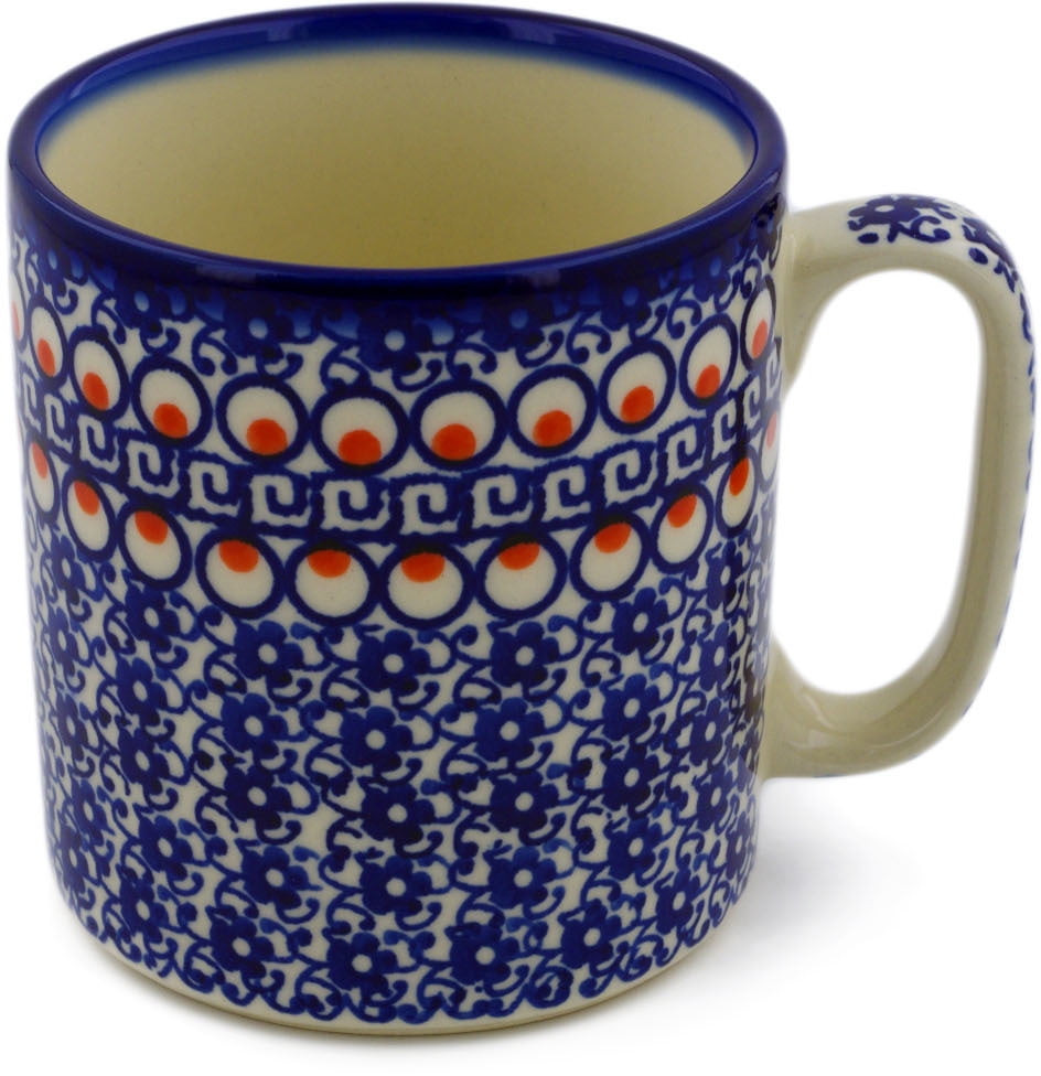 Polish Pottery 11 oz Mug Hand Painted in Boleslawiec, Poland ...
