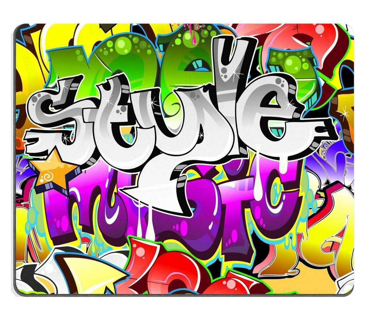 POPCreation Graffiti Urban Art Seamless design Mouse pads Gaming Mouse ...