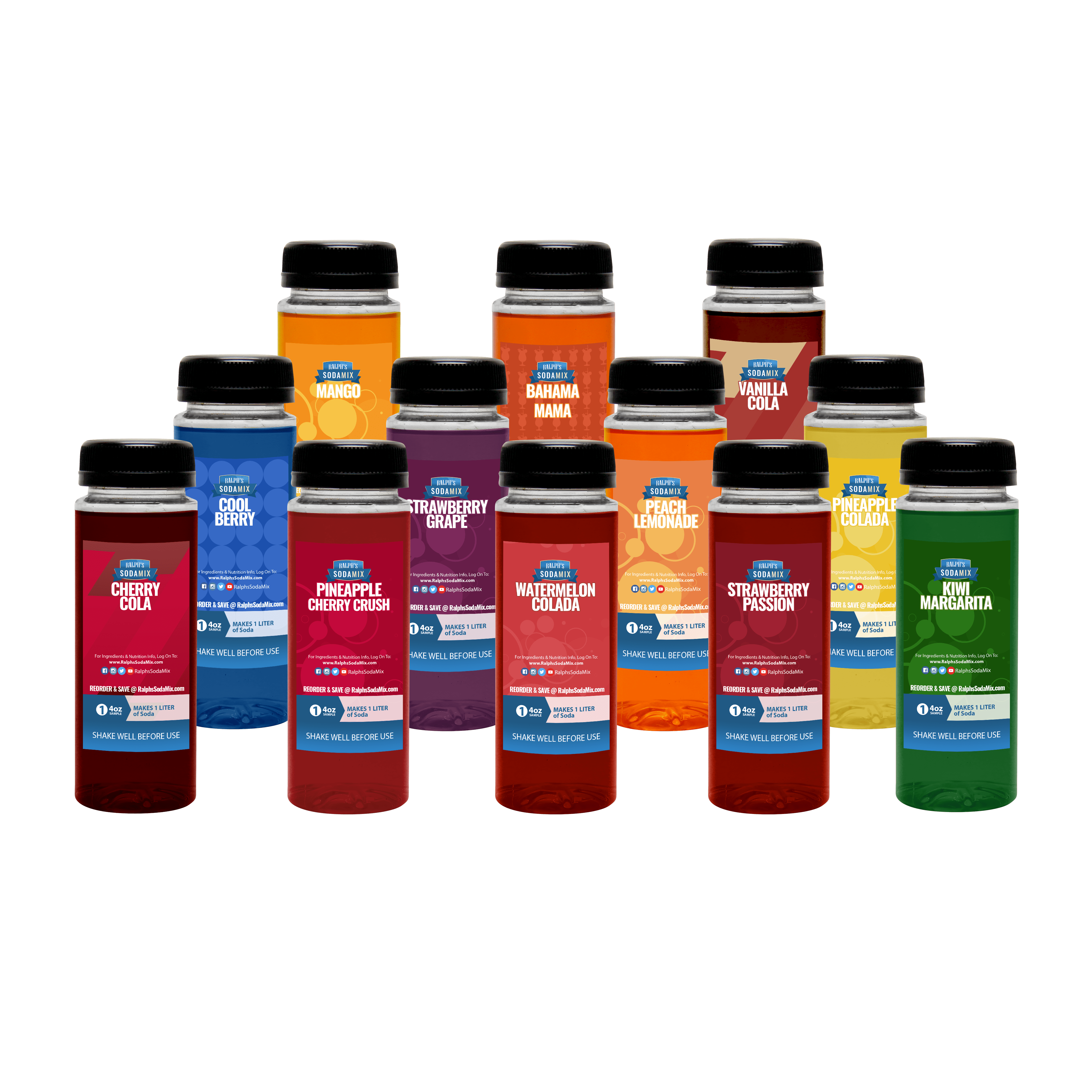 Ralph's NEW FLAVORS | Sparkling Water Sodamix Flavor Samples | Twelve ...