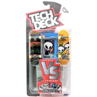 Tech Deck VS Series Element Skateboards Fingerboard 2-Pack, Obstacle and Challenge Card Set ...
