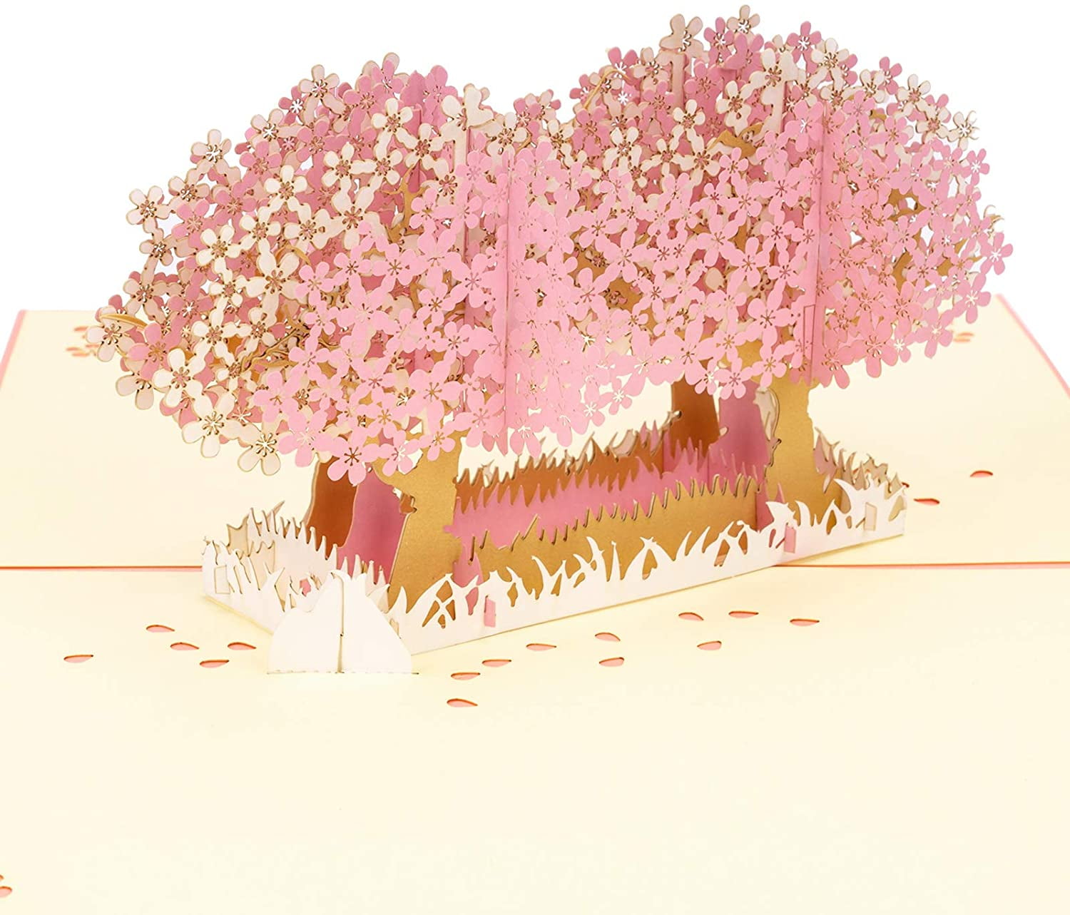 WRAPAHOLIC Pop Up Greeting Card - 3D Popup Card, Cherry Blossom Tree ...