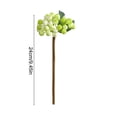 Qiweii Artificial Persimmon Branch Fake Fruit Tree Realistic Floral ...
