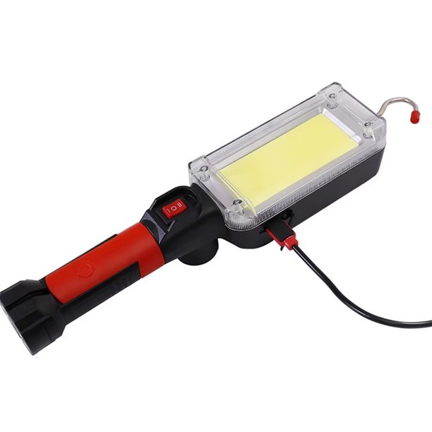 ShenMo 1 Piece Red LED Work Light Portable Flashlight Magnet Hook ...