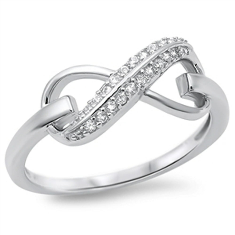 Prime Jewelry Collection Sterling Silver Womens Flawless Colorless