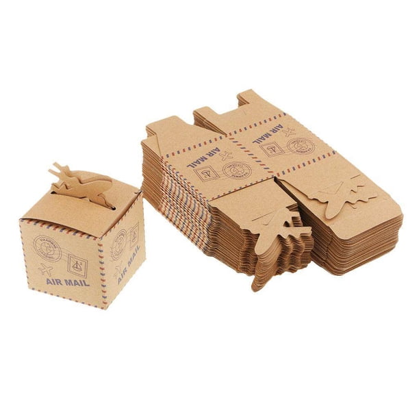 thinsony 50Pcs European Vintage Airplane Candy Box Wedding Candy ...