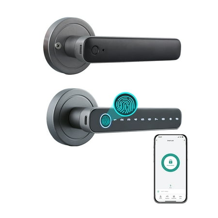 WAFU Smart Fingerprint Lock WAFU WF-F4-1500 Aluminum Alloy Biometric ...