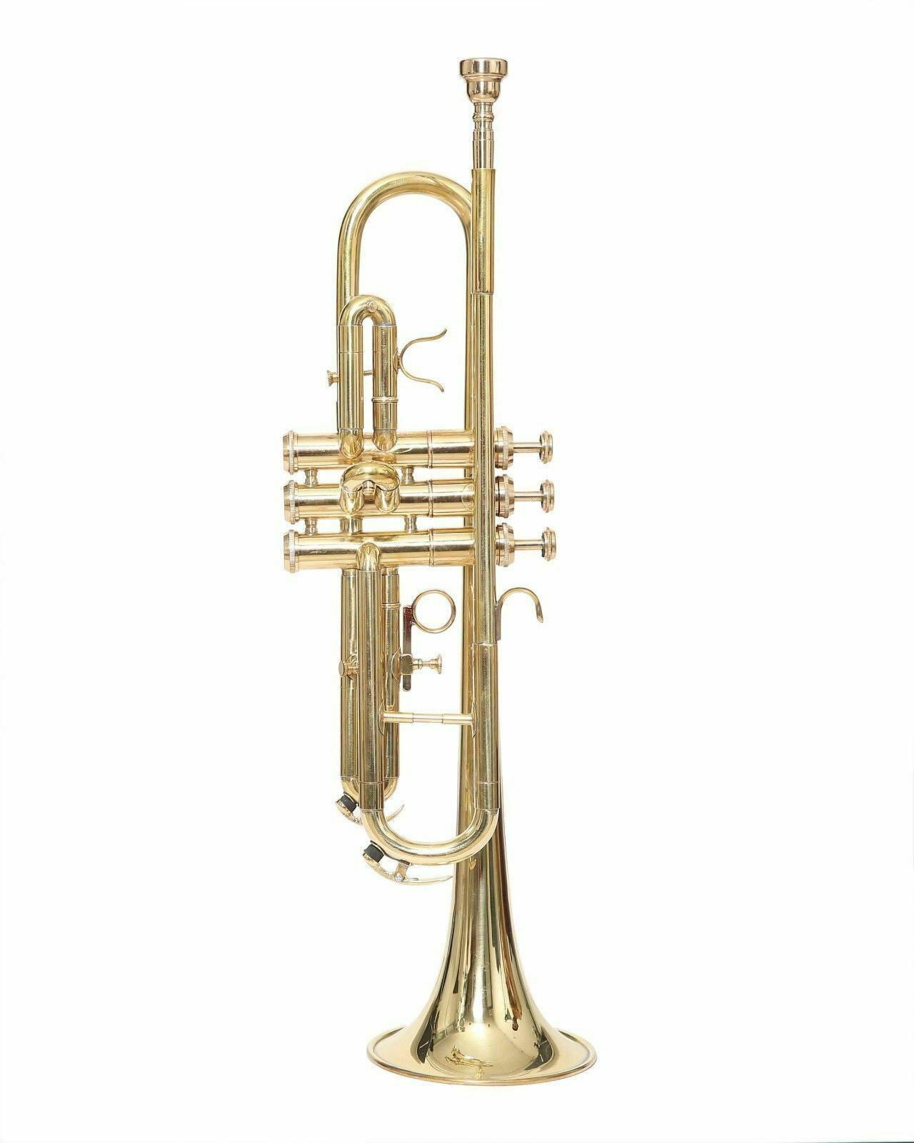 Buy Trumpet Gold Polish Bb Pitch With Hard Case And Mouthpiece Online ...