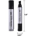 Mr. Pen- Wide Extra Jumbo Permanent Markers, 4 Pack, Assorted Colors ...