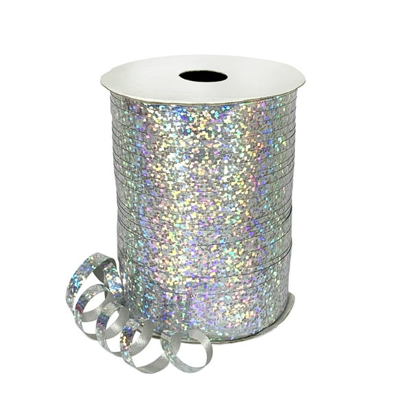 Holographic Silver Curling Ribbon, 100 Yards by Gwen Studios - Walmart.com