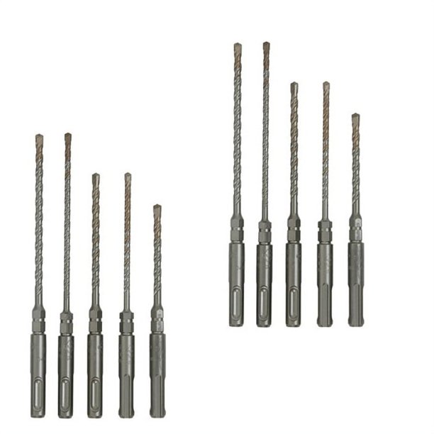 Hitachi SDS4 (10 Piece) Genuine Hex Drill Bit Sets # 725615-2PK ...