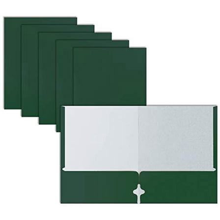 Better Office Products, Two Pocket Portfolio Folders, 50-Pack, Orange ...