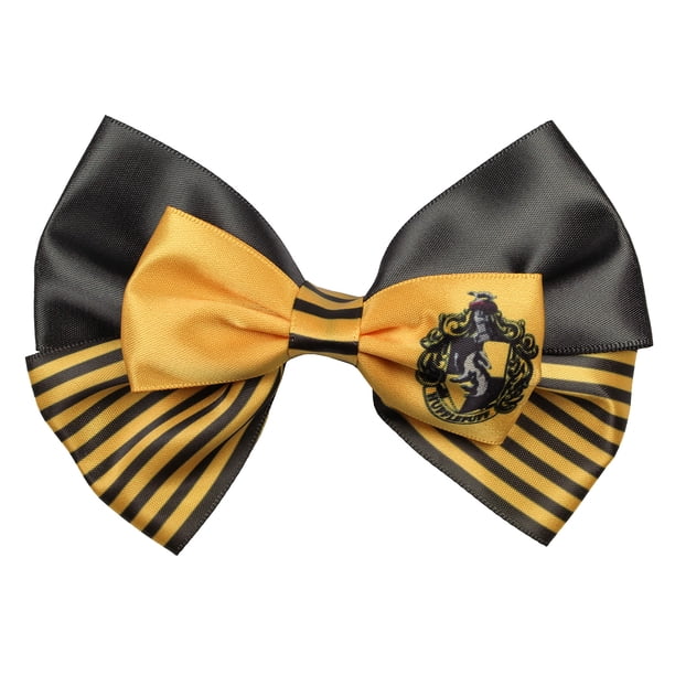 Harry Potter Hogwarts School Hufflepuff House Crest Hair Bow - Walmart.com