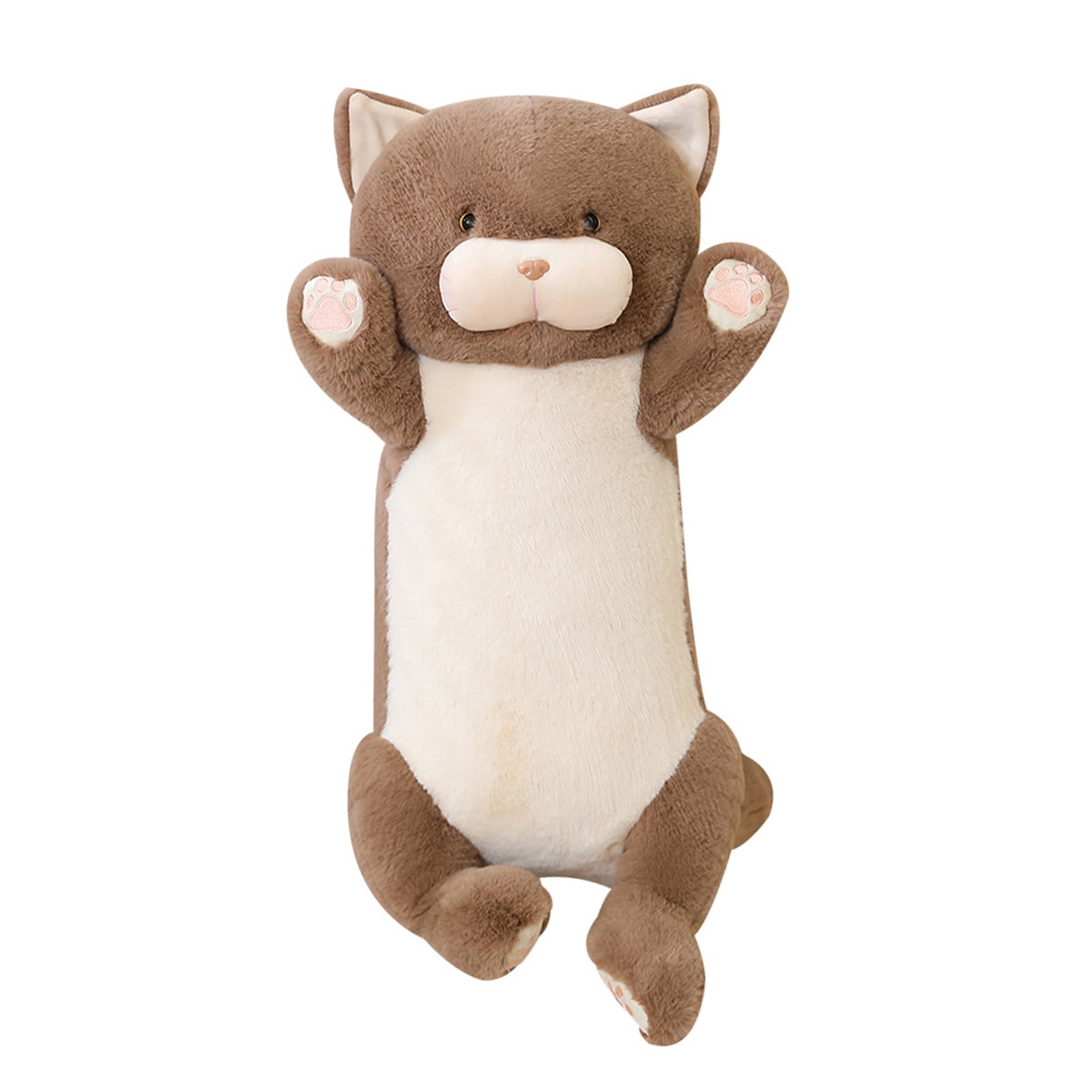 LIWEN 45cm Cat Plush Doll Soft Cushion Long Body Kitten Stuffed Animal ...
