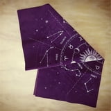 12 Constellations Tarots Tablecloth Board Game Velvet Divination Altar ...