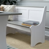 Linon Camden Coastal Breakfast Nook - Gray & White Finish - Walmart.com