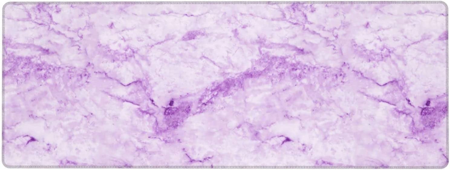 Purple Marble Texture Background Large Mouse Pads Rectangle Long ...