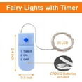 12-Pack Fairy Lights with Timer - Battery-Operated Mini Lights for ...