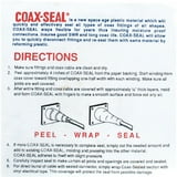 Coax-seal Connector Sealant, 1 In. Wide, 4-12 Rolls - Walmart.com