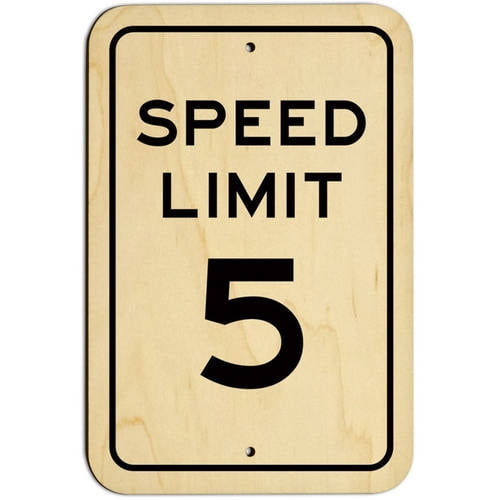 Speed Limit 5 Sign - Walmart.com