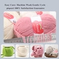 100% Merino Wool Yarn for Knitting and Crocheting - Worsted Weight #4 ...