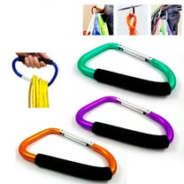 AllTopBargains Heavy Duty Giant Aluminum Jumbo 8" Carabiner D Hook with ...