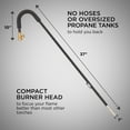 Ivation Mini Propane Torch with Self Igniter, Handheld Weed Burner Tool ...
