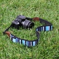 TrueSHOT Camera Strap with Blue Stripe Neoprene Design and Accessory ...