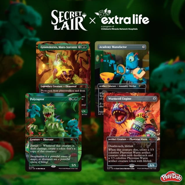 Magic the Gathering Secret Lair x Play-Doh: Squishful Thinking - Extra ...