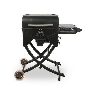 Pit Boss 340 Sq. in. Portable Tailgate, Camp Pellet Grill with Folding ...