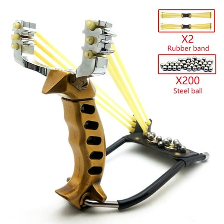 SICED Professional Strong Slingshot Set, Slingshot for Hunting Rocket ...