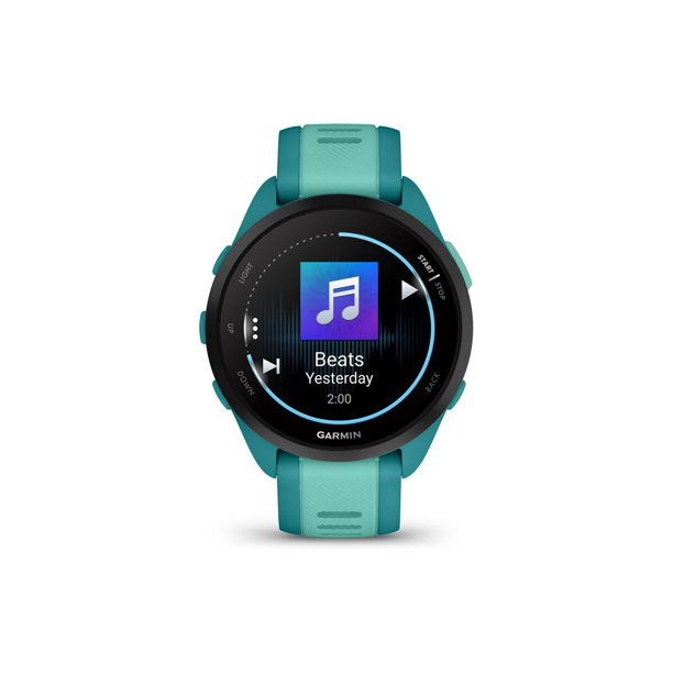 Garmin Forerunner 165 Music - Turquoise - sport watch with band ...