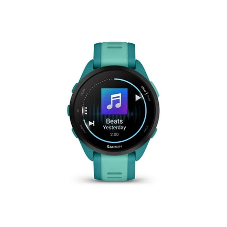 Garmin Forerunner 165 Music - Turquoise - sport watch with band ...