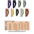 Frontwalk Mens Lightweight Solid Color Bottoms Elastic Waist Casual