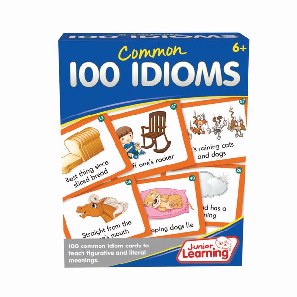 Junior Learning 100 Common Idioms Educational Activity Cards - Walmart.com