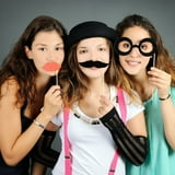 89 Pieces Photo Booth Props DIY Kit Graduation Funny Selfie Props ...