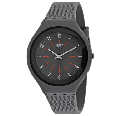 Swatch THE JOURNEY IS THE REWARD Leather Chronograph Mens Watch YVZ400 ...