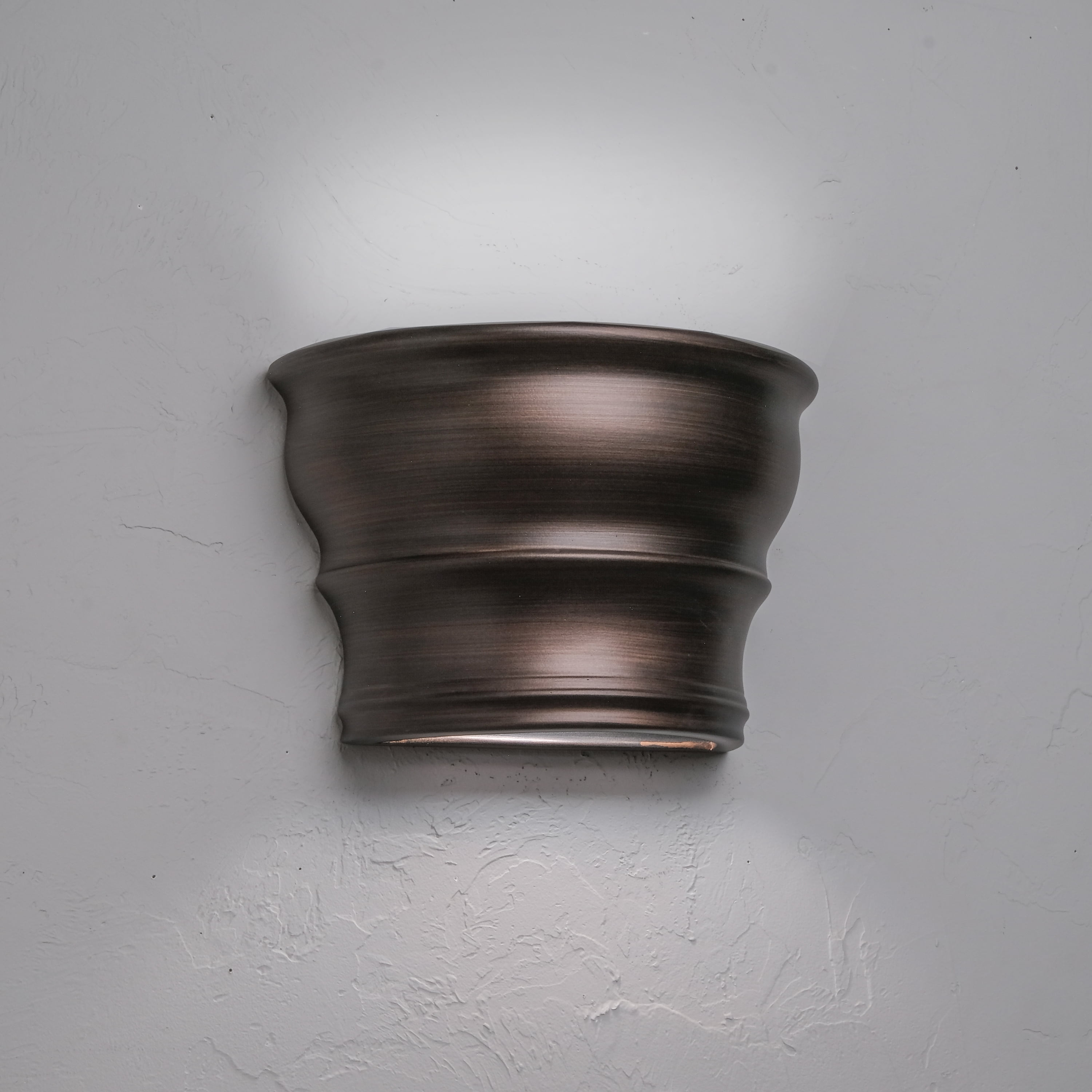 Luxury Lighting Velletri 9" Ceramic Outdoor Wall Light, LED Bulb ...